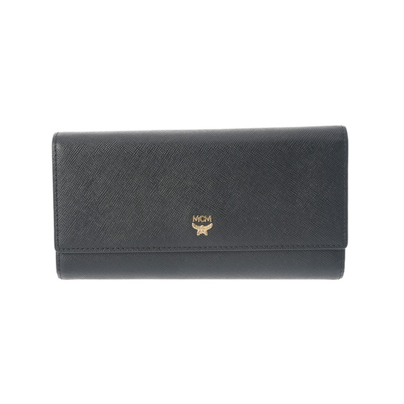 MCM | Bags | Mcm Leather Gp Wallet Trifold Long Black | Poshmark